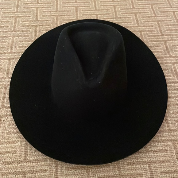 Janessa Leone | Accessories | Janessa Leone Navy Wool Hat | Poshmark